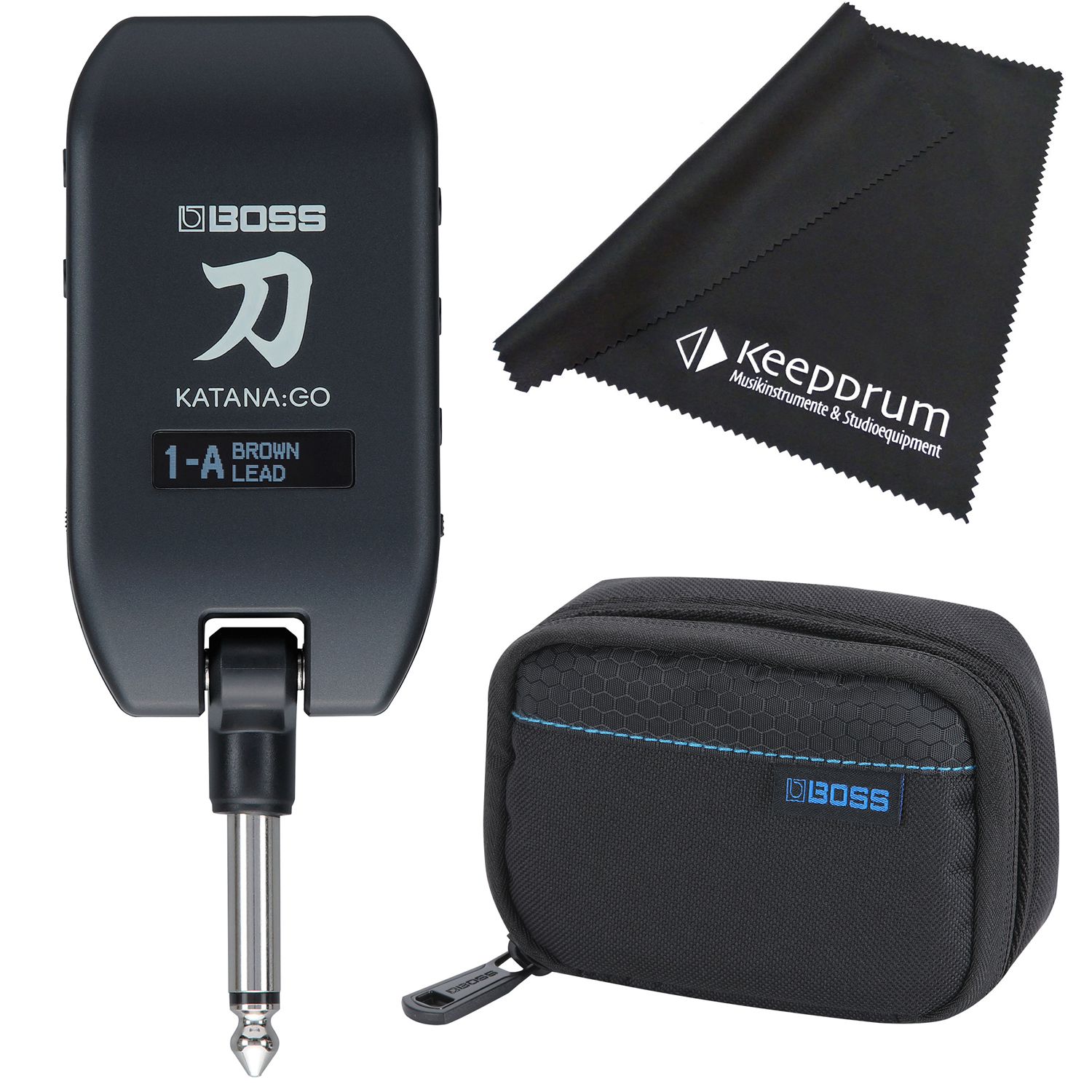 Boss Kopfhörer-Verstärker Katana GO Amp Plug mit Tasche und Tuch