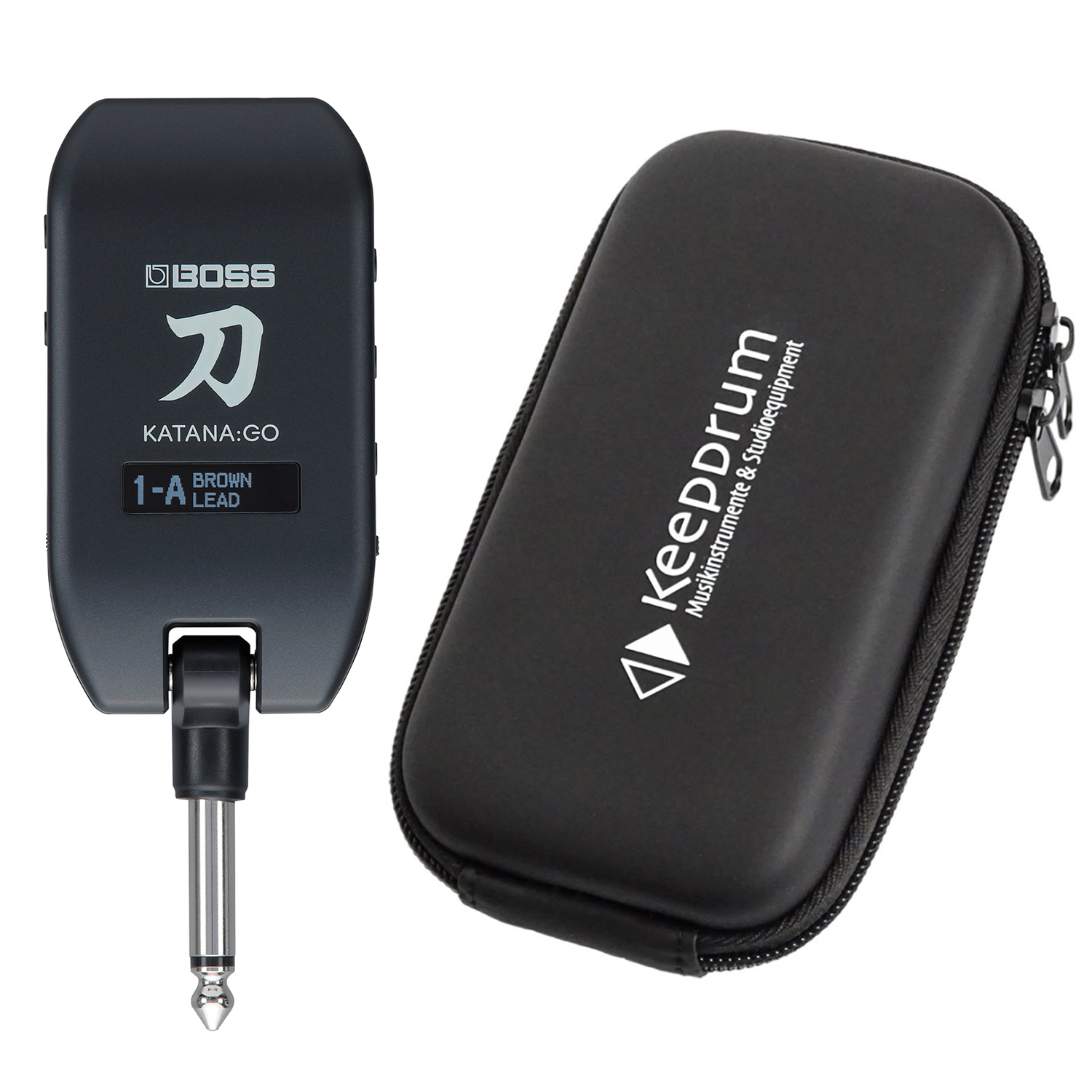 Boss Kopfhörer-Verstärker Katana GO Amp Plug mit keepdrum Tasche